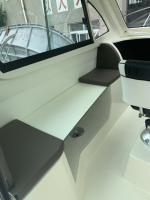 China 2023 new 8.7m GRP fishing yacht with cabin in cheap price with two engines for sale