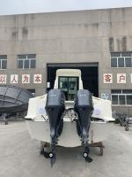 China 2023 new 8.7m GRP fishing yacht with cabin in cheap price with two engines for sale