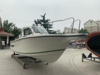 China 2023 new 27ft GRP boat for fishing and  recreation with 8 persons crew with cabin for sale