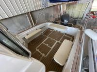 China 2023 new 25ft FRP Half top fishing boat with cabin in cheap price for sale