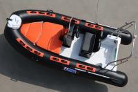 China Max Power 20HP/14.91KW Small Rib Boat designed with Self-bailing and Fiberglass for sale