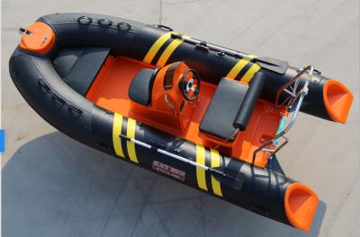 China Lightweight Small Rib Boat Gross Weight 65KGS Inflatable Hull Type for Easy Maneuvering for sale