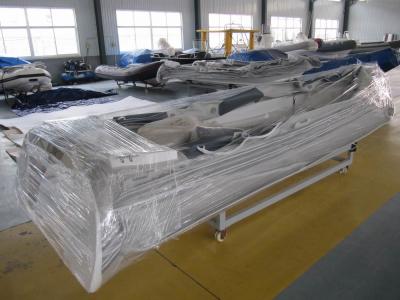 China V - Shaped Bottom FRP rigid hull inflatable boats sports rib480A CE certificate for sale