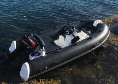 China 2022 new sea eagle inflatable boat 11ft  rib330C  black colors for sale