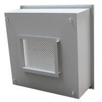 China Lab Clean Room HEPA Box Customized Size GMP HEPA Air Filter Damper  Terminal Outlet for sale