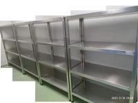 China Contamination Free Stainless Steel Shelf Cleanroom Furniture For Cleanroom Electronics And for sale