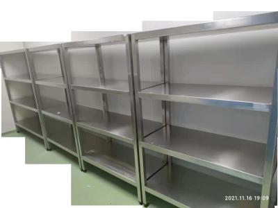 China Contamination Free Stainless Steel Shelf Cleanroom Furniture For Cleanroom Electronics And for sale