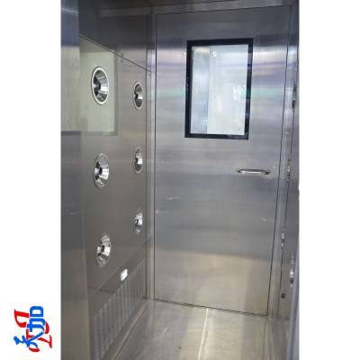 China Stainless Steel Air Shower Offering Advanced Air Filtration and Consistent Cleanliness for Electronics Industry for sale