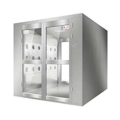 China Stainless Steel Cargo Shower Room Air Shower With Fast Door For Clean Room / Laboratory for sale