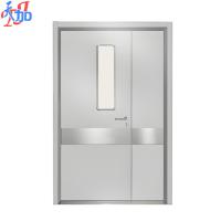 China Main + Secondary Leaf Steel Door with Hospital Coved Corners - cGMP Compliant for sale