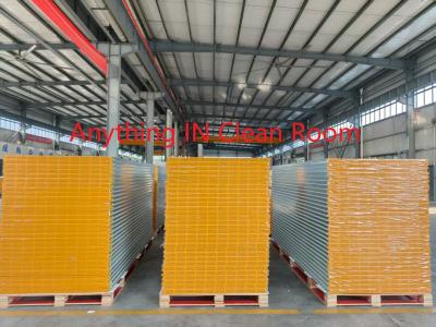 China Top- Clean Room Insulated Panel with Customizable Options and Magnesium And Rockwool Core for sale