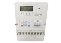 China Three Phase Keypad STS Prepaid Meters 3P With LCD Display / PLC Communication for sale
