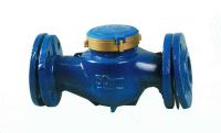 China DN150 Wet Smart Cold Water Flow Meter Horizontal Rotor Plug In Dial Irrigation for sale