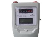 China IC Card Prepaid Gas Meter Easy Handle For AMR PLC / RF / GPRS Communication for sale