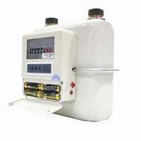 China Metal / Steel Case Prepaid Gas Meter Directing Reading With IC Card Preayment for sale
