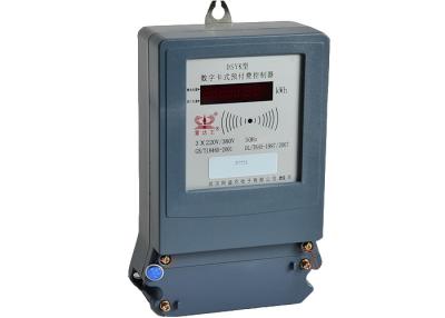 China LCD Display Prepaid Metering System Electric Meter Controller With RF Card for sale