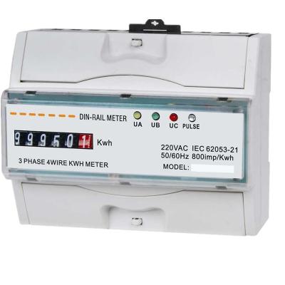 China Three Phase Power Quality Monitoring Equipment KWH Meter With LCD Display for sale