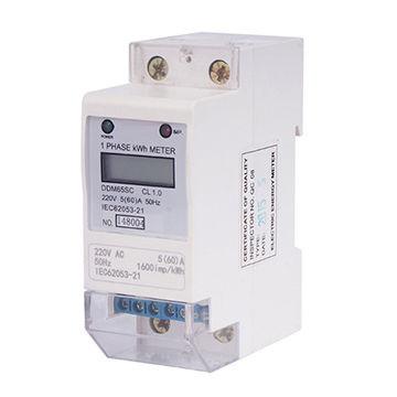 China 60Hz Small Size Single Phase Energy Meter SMT Technology High Accuracy for sale