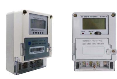 China Prepayment Intelligent Electric Meter , Single Phase Watt Hour Meter High Accuracy for sale