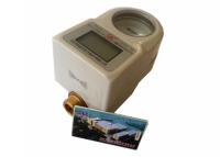China DN15mm 20mm 25mm RF IC Card Prepaid Smart Water Meter With / Without Valve for sale