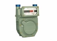 China G1.6 Steel Case Prepaid Gas Meter , Electronic Gas Meter IC Card for sale