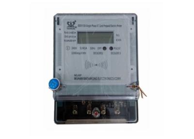 China Single Phase Smart Card Prepaid Energy Meter 5 ( 60 ) A RF Multimeter for sale