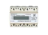 China 3P4W LCD Display Din Rail KWH Meter Active Energy Measuring 5(100)A Large Current for sale