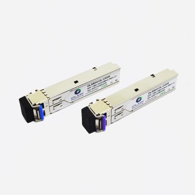 China 1490nm / 1310nm 1000BASE-BX-D , 20km BiDi LC SMF SFP Transceiver Module for sale