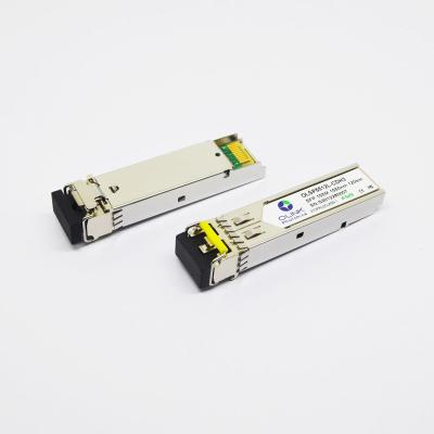 China 1000BASE-EZX SFP 1550nm 120km DOM LC SMF Fiber Optic SFP Module for sale