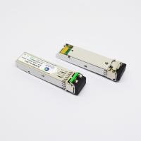China 1550nm 100km SFP Single Mode Transceiver 1.25G Gigabit Ethernet for sale