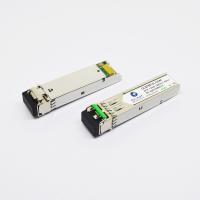 China 1550nm LC 40km Sfp Fibre Optic Transceiver 1.25G OHSAS Approved for sale