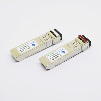 China MSA Compliant ZR 10G SFP+ Fiber Transceiver 100km Single Mode Fiber for sale