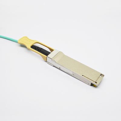 China 56G QSFP+ Active Optical Cables AOC Hot Plugable 38pin Connector for sale