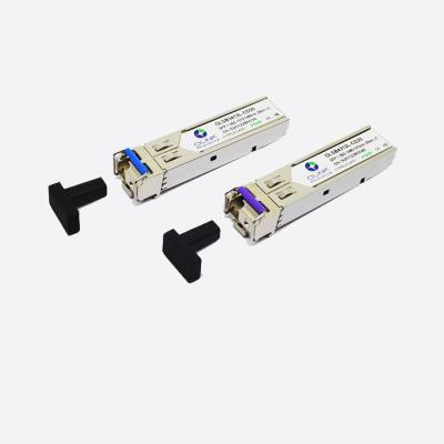 China 1000BASE-BX-D 20km BiDi LC SMF SFP Transceiver Module 1490nm / 1310nm for sale