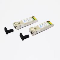 China RoHS Compliant 3km 10Gb/S SFP+ Bidirectional Fiber Transceiver for sale