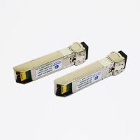 China RoHS Compliant 3km 10Gb/S SFP+ Bidirectional Fiber Transceiver for sale