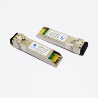 China RoHS Compliant 3km 10Gb/S SFP+ Bidirectional Fiber Transceiver for sale