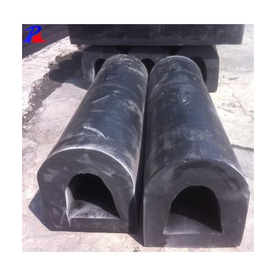 China CCS/BV/SGS/ABS Certified D Type Marine Rubber Fender for Dock and Ship Protection for sale