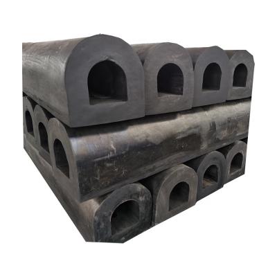 China CCS/BV/SGS/ABS Certified Natural Rubber D Type Boat Fender for Marine Dock Protection for sale