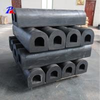 China CCS/BV/SGS/ABS Certified Natural Rubber D Type Boat Fender for Marine Dock Protection for sale