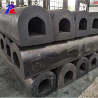 China CCS/BV/SGS/ABS Certified Natural Rubber D Type Boat Fender for Marine Dock Protection for sale