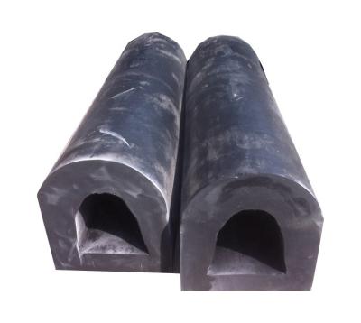 China Customized Hatch Type D Boat Marine Rubber Fenders with Nonstandard TPE Plastic Seal for sale