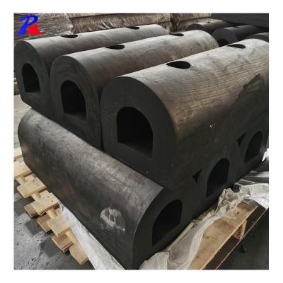 China CCS/BV/SGS Certified Durable D-Shaped Marine Boat Bumper Fender for Vessel Protection for sale