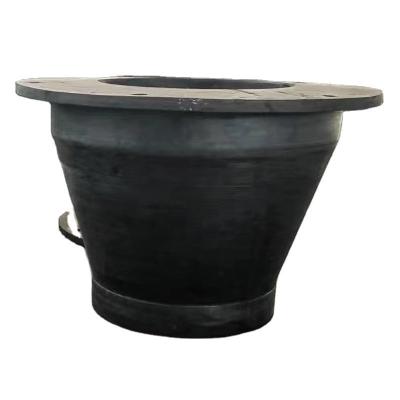 China Custom Dock Boat Jetty Cone Type Rubber Fender with Black/Grey Color and Natural Rubber for sale