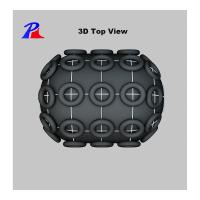 China BV Certified Customized Sizes Yokohama Boat Rubber Fenders in Black for Shipyard for sale