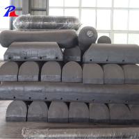 China Extruded Rubber Marine Fender DD Series D Shape Dock Fender for Boat Dock Industrial for sale