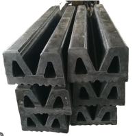 China Customized Size Boat Dock Ship Protection Rubber Fender System W Type Rub Rail Marine for sale