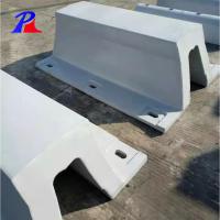 China Custom Nonstandard Gray D Type Marine Dock Fenders Rubber Dock Bumpers Damper for Boats for sale