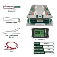 China 12V 24V 36V 48V 4S 6S 8S 16S Bluetooth Smart Active Balance BMS For Lifepo4 Lithium Battery for sale