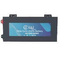 China 16V 52Ah IP65 Marine LiFePO4 Battery Pack Smart BMS Bluetooth Aluminium Case for sale